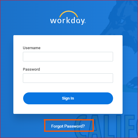 Workday Password Reset – California Pizza Kitchen